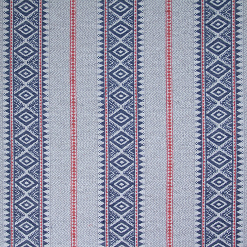 Aztec Chevron Stripe in Navy/Cara Cara/Gunmetal | shop
