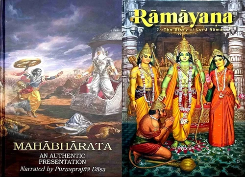 Ramayana + Mahabharata – Combo Set (2 Books) Bhakti Vikasa Swami ...