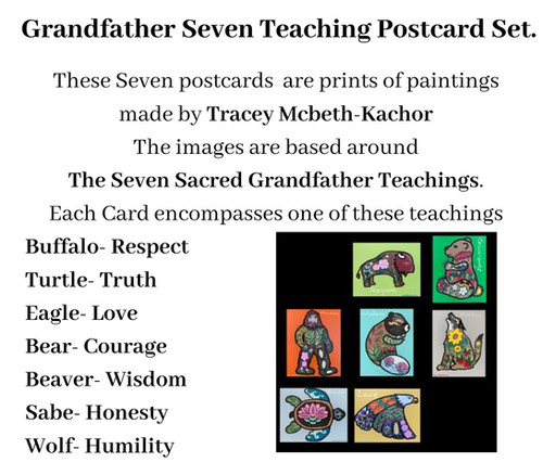 Seven Sacred Grandfather Teachings Prints | The Friendship Shop