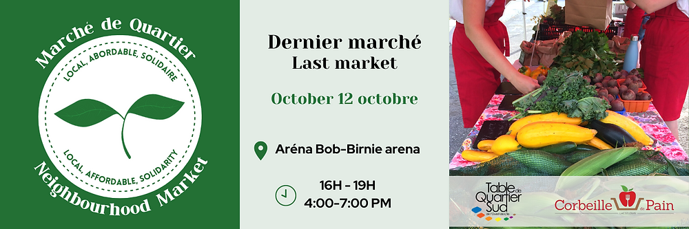 The Neighbourhood Market’s last day of the season is Wednesday