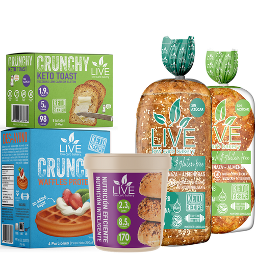 Combo Live Bakery (5 productos) | Green LowCarb Market
