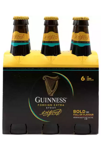 Guinness FES 355ml Bottles in a 6 Pack | Blackbeard's