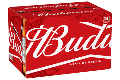Budweiser 355ml Bottles in a 24 Pack | Blackbeard's