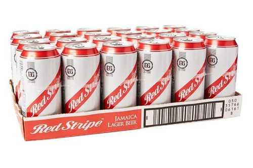 Red Stripe 355ml Cans in a 24 Pack | Blackbeard's