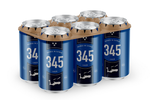 345 Lager 335ml Cans in a 6 Pack | Blackbeard's
