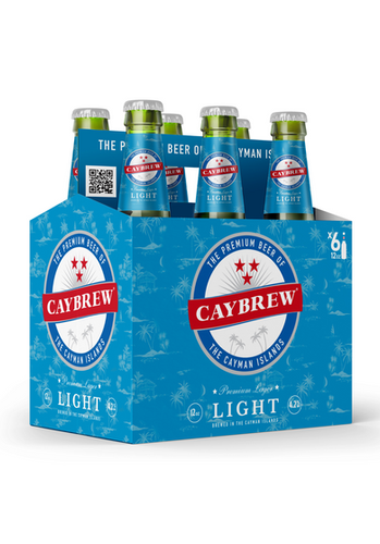 Caybrew Light Lager 330ml Bottles in a 6 Pack | Blackbeard's