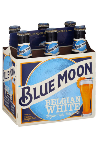 Blue Moon 355ml Bottles in a 6 Pack | Blackbeard's