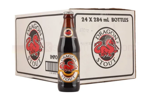 Dragon Stout 284ml Bottles in a 24 Pack | Blackbeard's