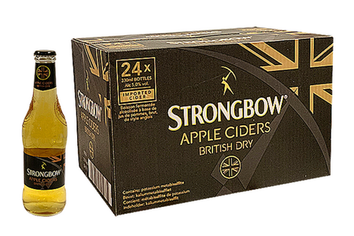 Strongbow Cider 330ml Bottles in a 24 Pack | Blackbeard's