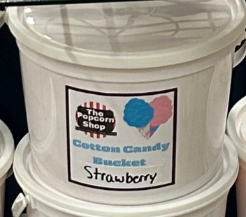 Strawberry Cotton Candy Bucket | The Popcorn Shop
