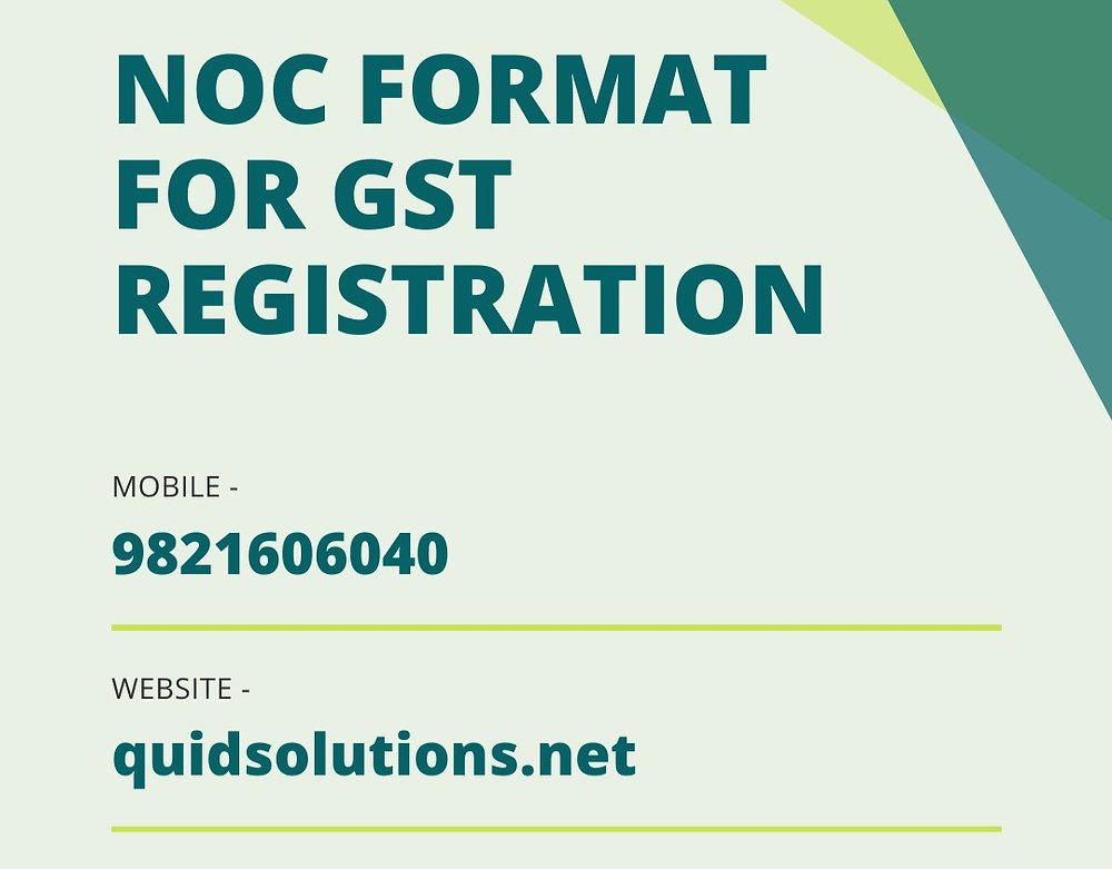 NOC Format For GST Registration noc-format-for-gst-registration
