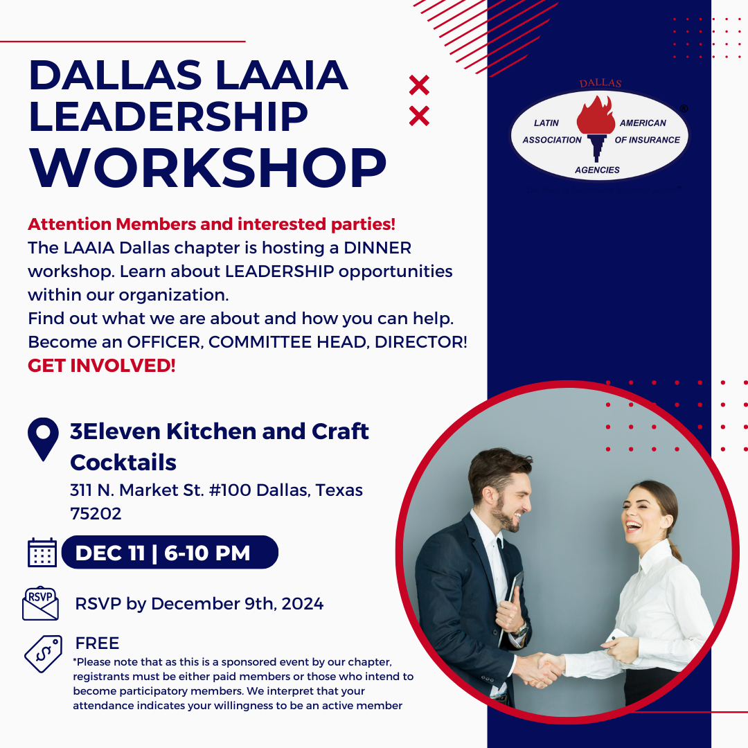 Dallas LAAIA Leadership Workshop | LAAIA Dallas