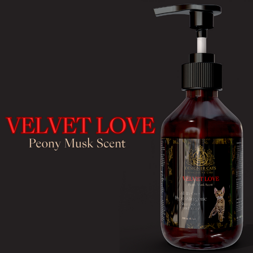 Velvet Love 500ml | Hypoallergenic Cat Shampoo | Designer Cats