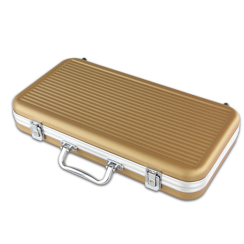 300 Gold ABS Poker Chip Case | poker-chips