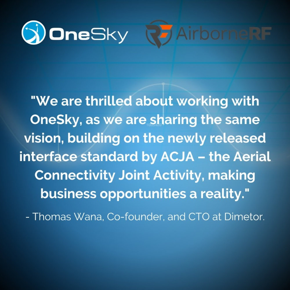 AirborneRF Joins the OneSky Future of Flight Program AirborneRF Joins the OneSky Future of Flight Program