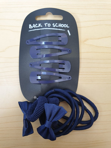 Bows Clips & Bobbles - Navy | Wirral Schools