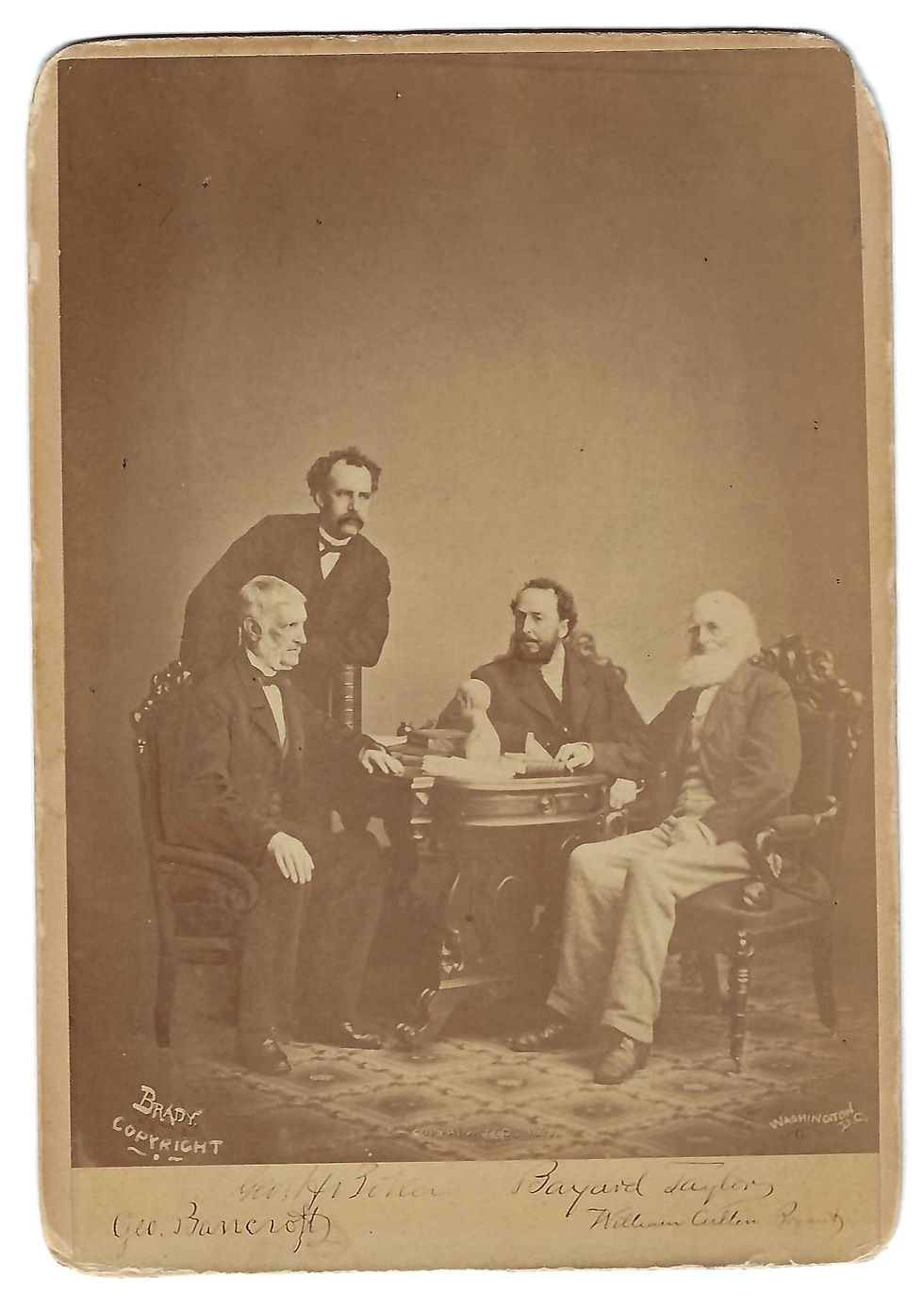 Brady CC William C Bryant/George Bancroft/Bayard Taylor/George Baker ...
