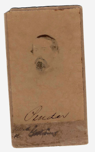 Confederate Salt Print CDV William Dorsey Pender KIA Gettysburg | Mysite