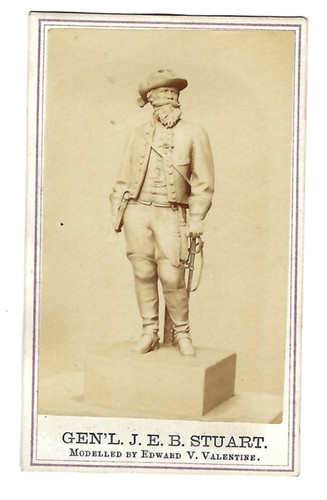 CDV Valentine's Statue of JEB Stuart | Mysite