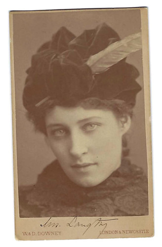 Rare CDV Lilly Langtree, the Jersey Lilly | Mysite