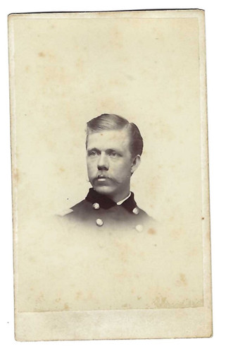 CDV Major Edward B Hall 1st Louisiana Cavalry USA | Mysite
