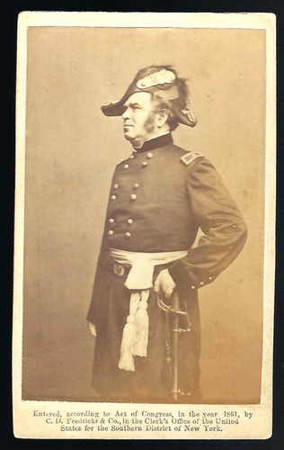 Scarce pose CDV of General Henry Benham | Mysite