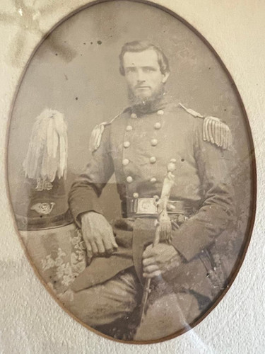 Framed Albumen LTC John Wolcott Hubbell 32nd NY | Mysite