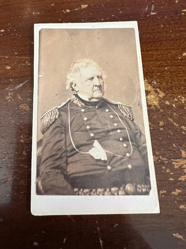 CDV General Winfield Scott by Fredericks | Mysite