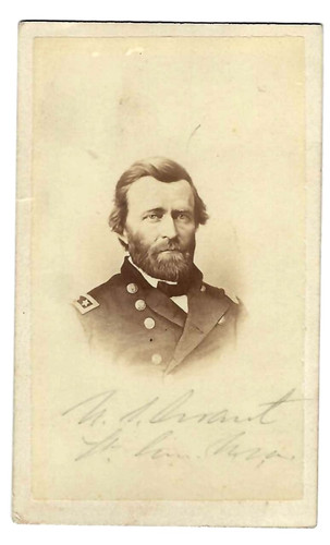 Autographed Grant CDV | Mysite