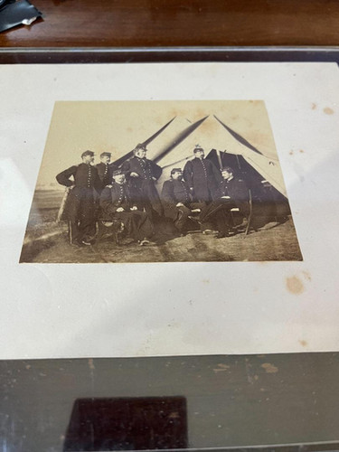 Albumen of General Henry Benham & staff | Mysite