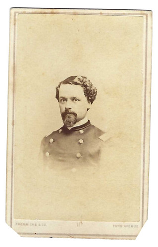 Fredericks CDV Colonel Frederick Wead 98th NYVI KiA | Mysite