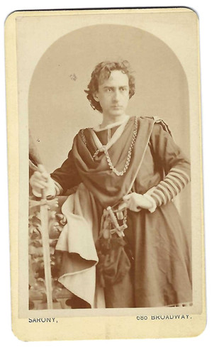 CDV of Edwin Booth as Hamlet | Mysite