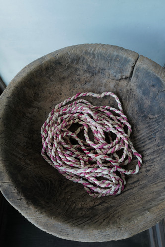 Vintage Japanese braid cotton rope | oldindustrial-japan