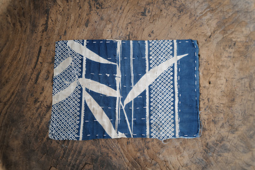 Vintage Japanese sashiko stitched zokin dust rug | oldindustrial-japan