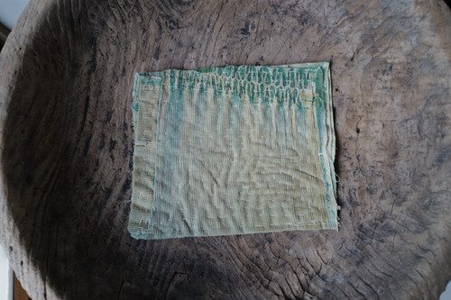 Vintage Japanese sashiko stitched zokin dust rug | oldindustrial-japan