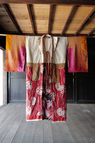 Japanese vintage patched kimono | oldindustrial-japan