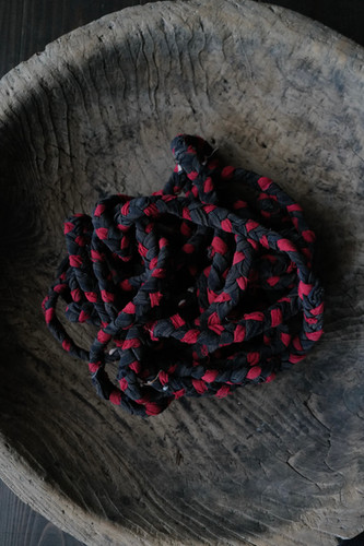 Vintage Japanese braid cotton rope | oldindustrial-japan
