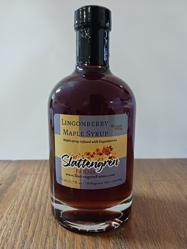 Lingonberry Maple Syrup | Slattengren Farms