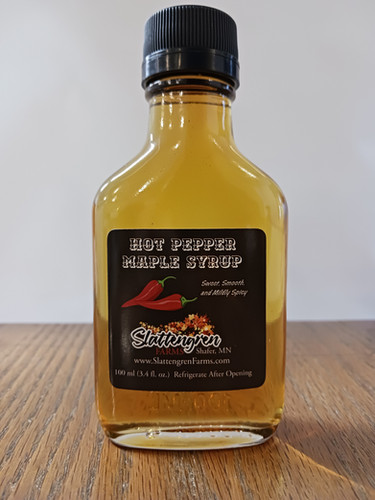 Small Flask Hot Pepper Maple Syrup | Slattengren Farms