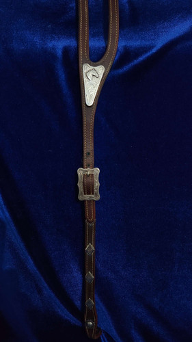 Sterling Horsehead & Diamond Slot Ear Headstall by Diablo | Vibrantly ...