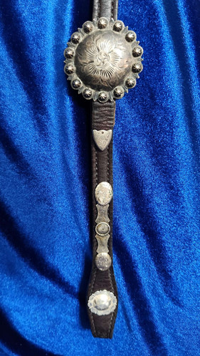 Sterling Berry Concho Show Headstall by Vogt | Vibrantly Vintage