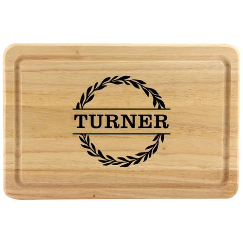 Split Monogram Personalised Chopping Board | Plastic Moon