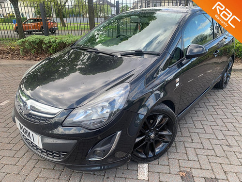 2013 VAUXHALL CORSA 1.4T BLACK EDITION 3DR, ONLY 81500 MILES, FULL ...