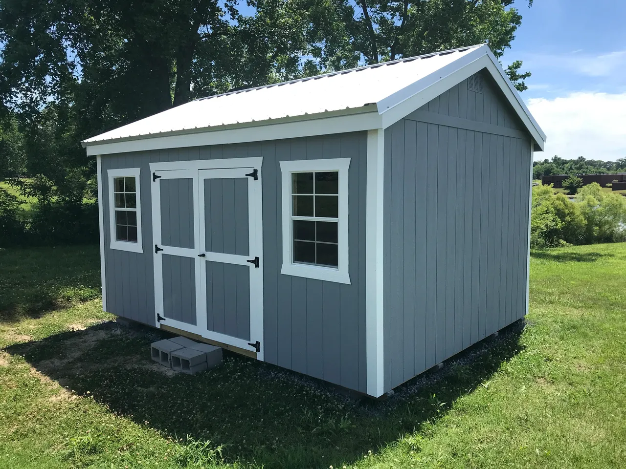 Painted Wood Portable Buildings | Ronnie Rhoda Storage