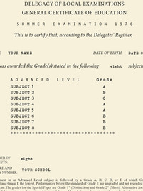 First4grades-Fake/Replacement A-Level Certificates. Most Exam Boards ...