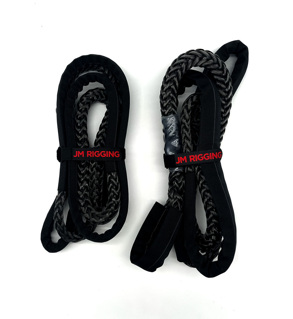 Kinetic RP Nylon Tow Rope w/ 8" Eyes & BLK Protective Sleeve | JM ...