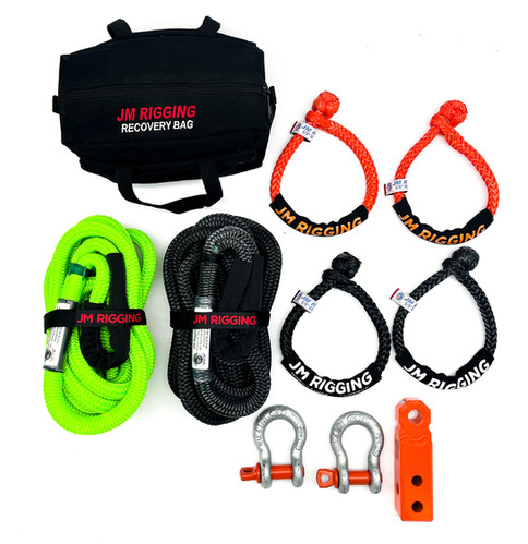 ExploringNH - 3/4'' Kinetic DB Nylon Recovery Rope Kit | JM Rigging Supply