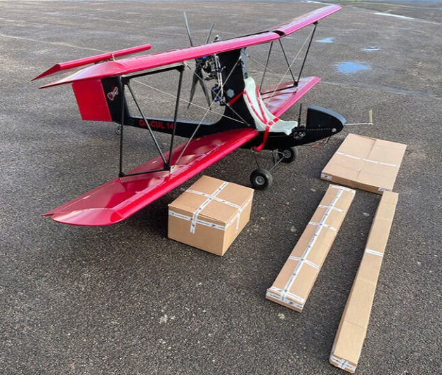 Dingo Basic Kit Delivered | Bluff City Aircraft Ultralight Biplane