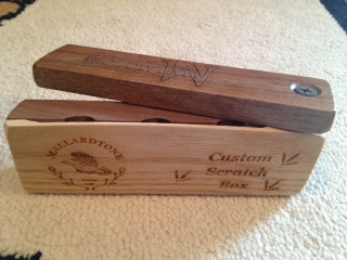Custom Scratch Box Call | mallardtone-calls