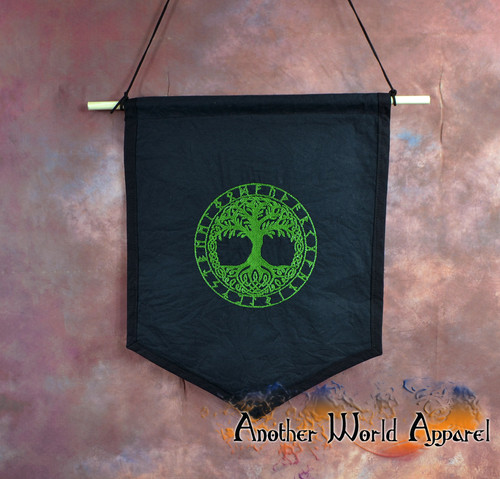 Rune Yggdrasil Banner | AnotherWorldApparel